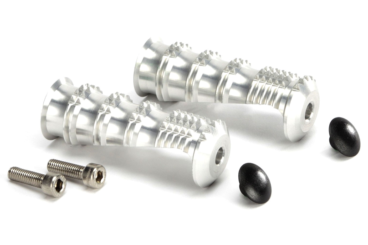 ABM rGrip Universal CNC Footrest Pair, footrests & rearsets