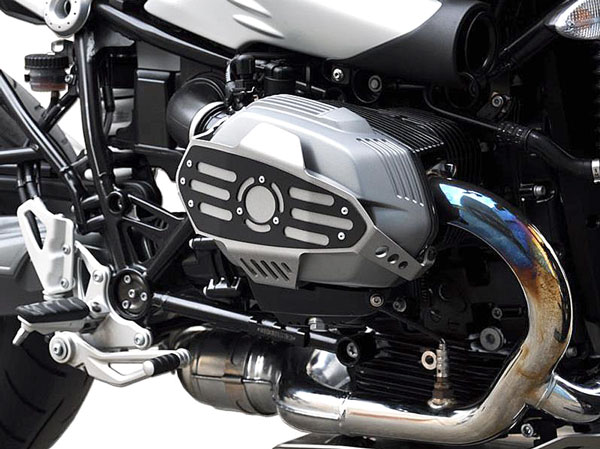 BMW R1200R R1200GS and RnineT Zieger Cylinder Head Guard Plates, crash ...
